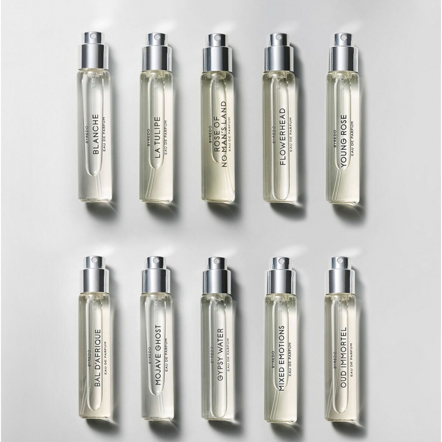 Crea tu propia fragancia con el set de perfumes La Sélection de BYREDO