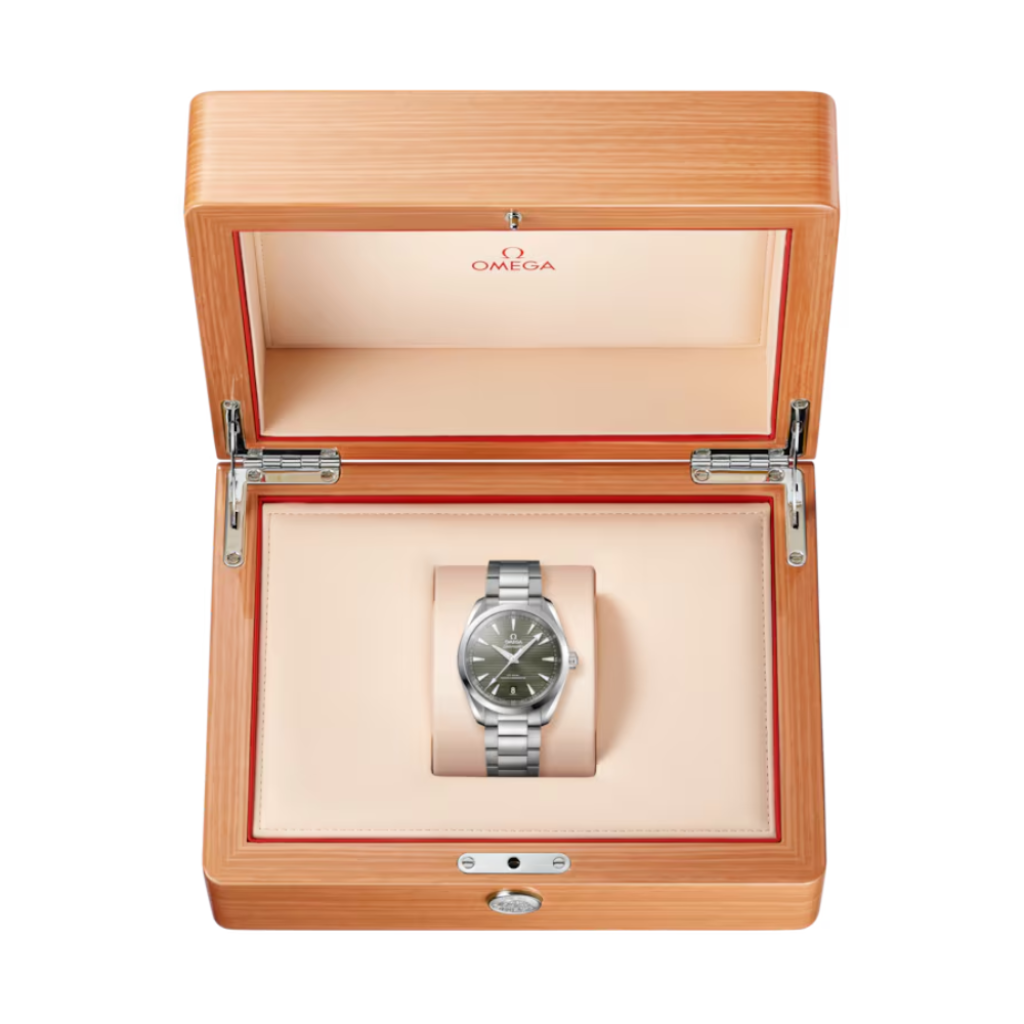 Omega Seamaster Aqua Terra - 38mm, Stainless Steel Case, Green PVD Dial ...