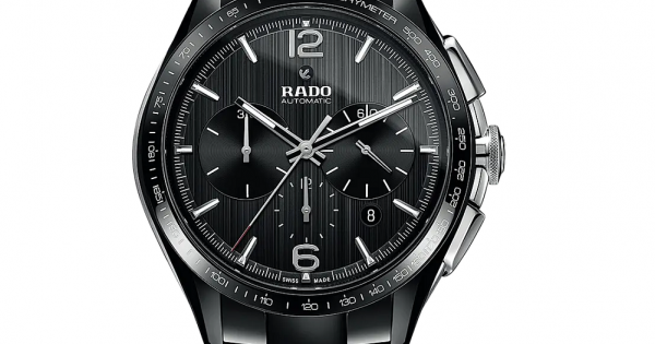 Reloj Cerámico-dorado 45 mm Cronógrafo Automático HyperChrome Rado