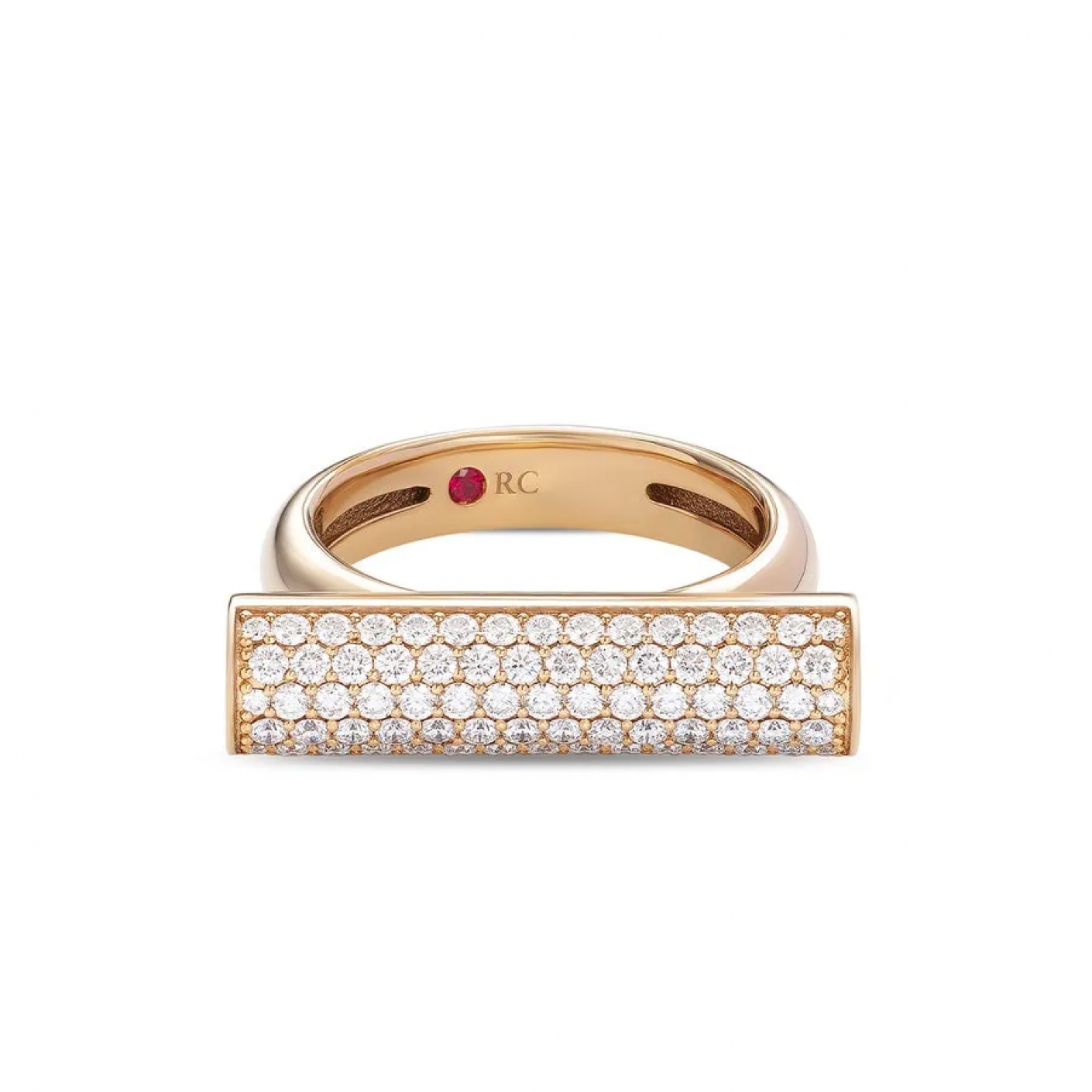 Anillo Domino de Roberto Coin con Diamantes: Joyería Contemporánea en ...