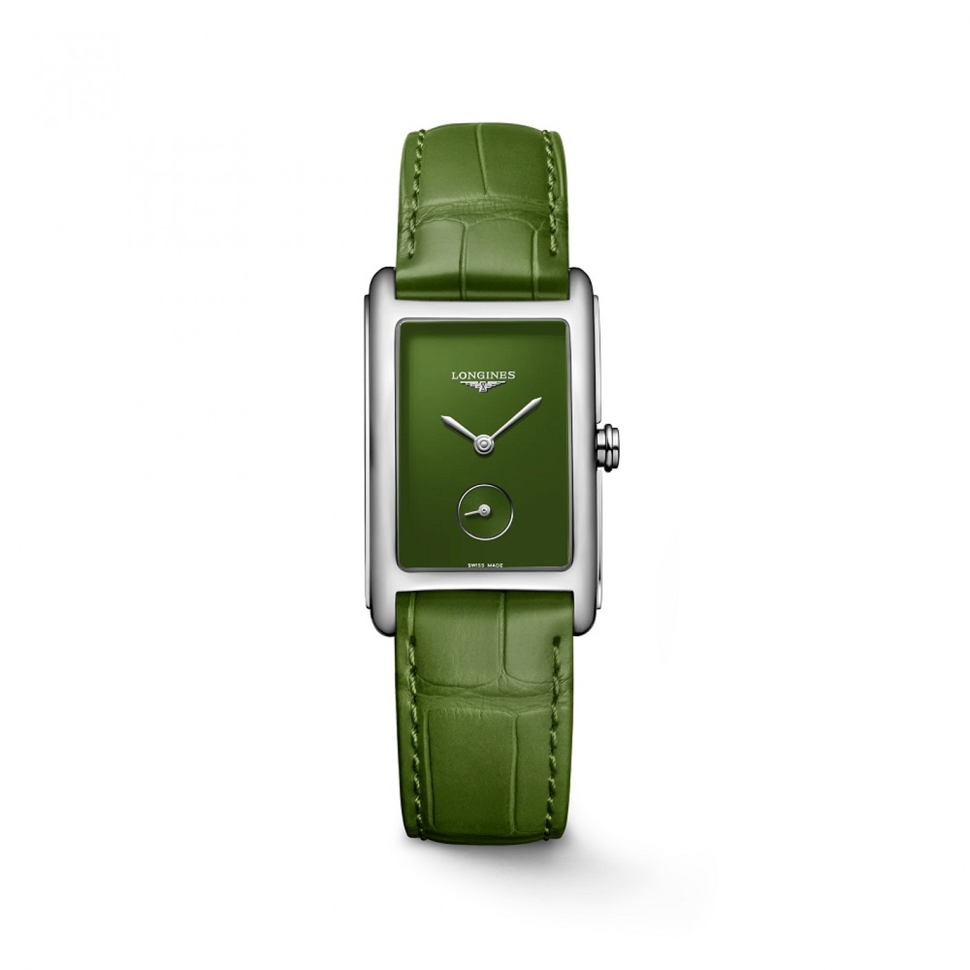 RELOJ ACERO & ESFERA VERDE PIEL DOLCEVITA LONGINES L5512V